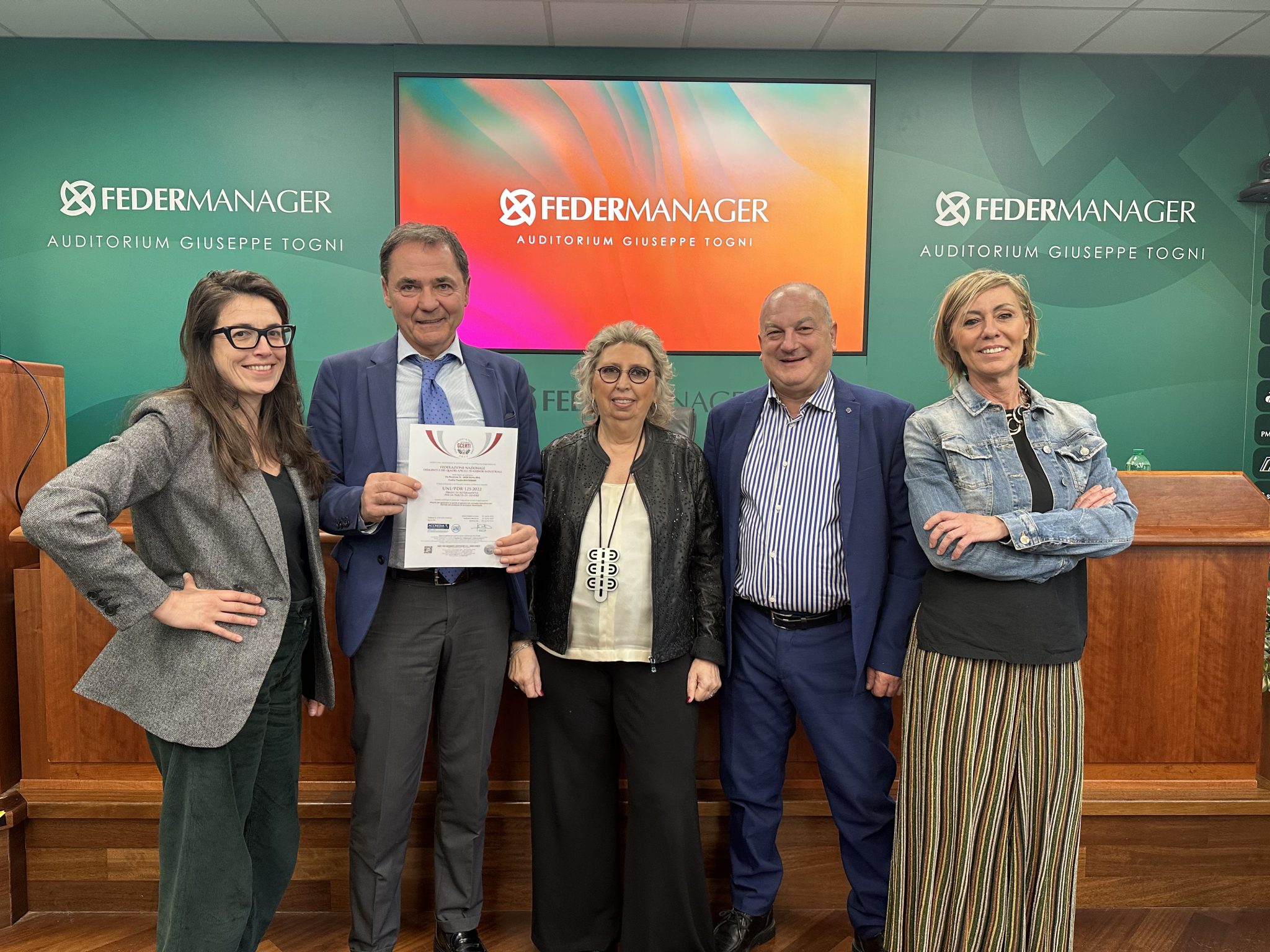 Federmanager, certificata per la parità di genere - Federmanager